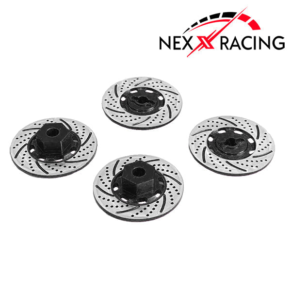 Nexx Racing Aluminum Brake Rotor (4pcs) Fit 4-TEC - Black – Direct RC
