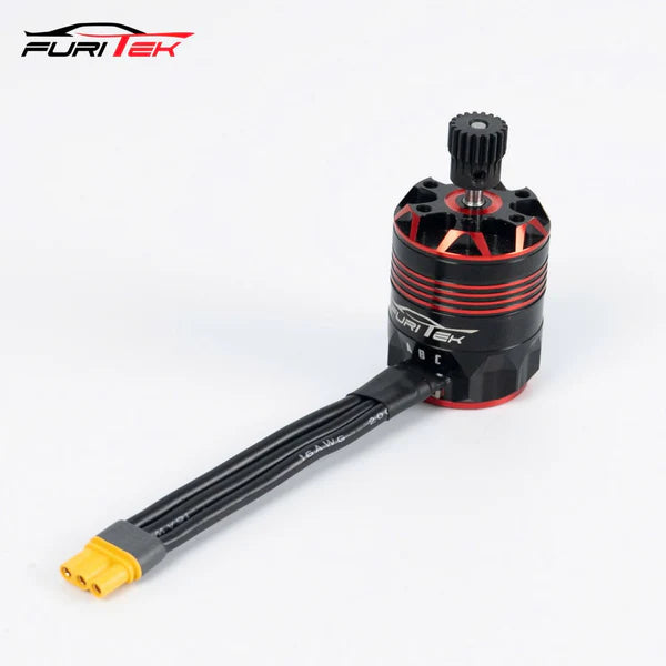 FURITEK BRUSHLESS SENSORED MOTOR IMPULSE 2835 1/8inch shaft w/Waterpro ...
