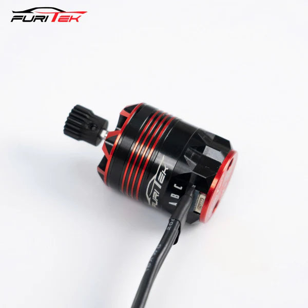 FURITEK BRUSHLESS SENSORED MOTOR IMPULSE 2835 1/8inch shaft w/Waterpro ...