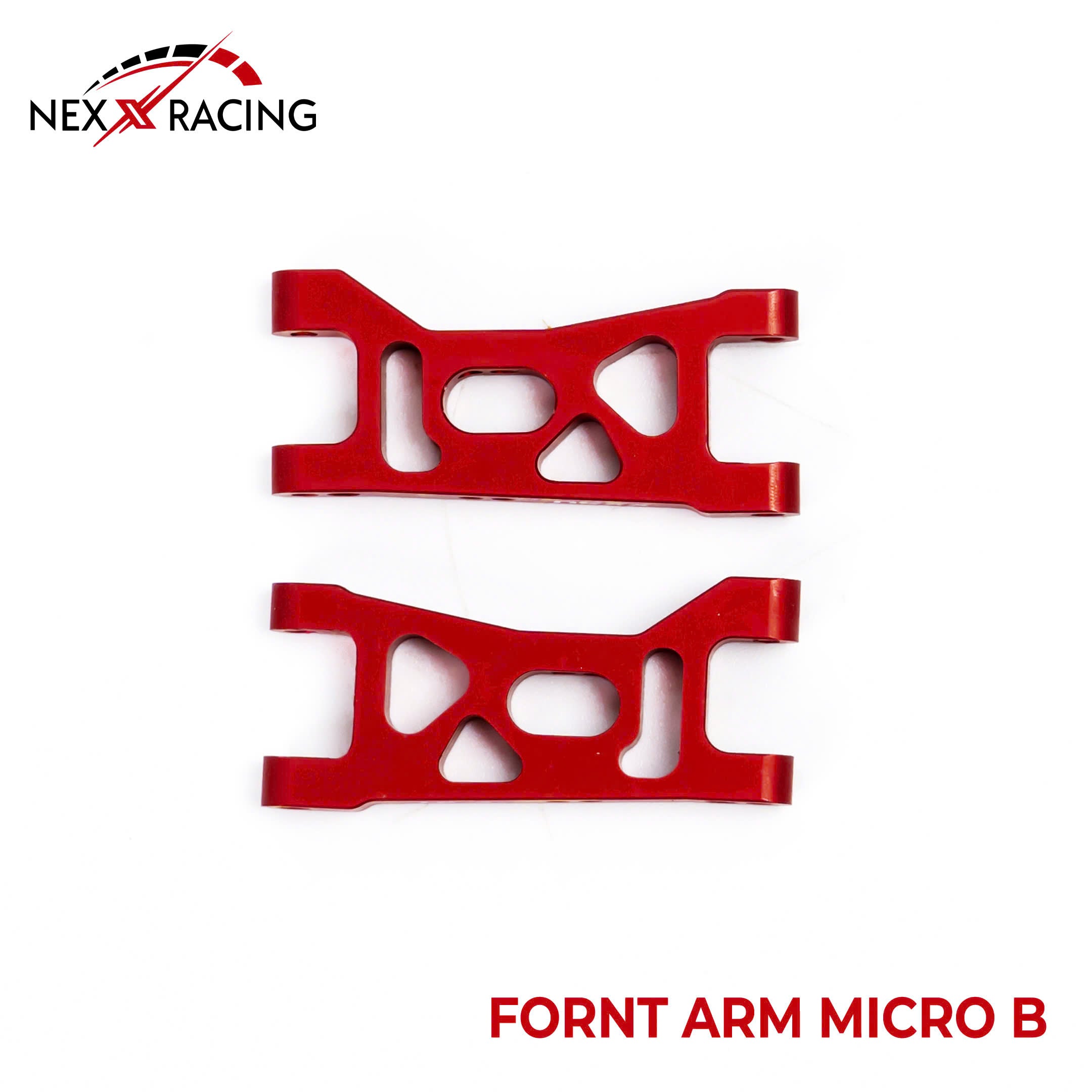 Nexx Racing Front Suspension Arms Micro_B - RED – Direct RC