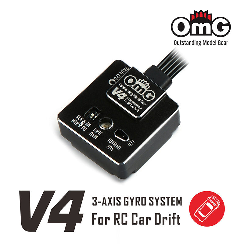 OMG V4 3-AXIS Gyro for Drift car and Touring Drift F1 - Black – Direct RC