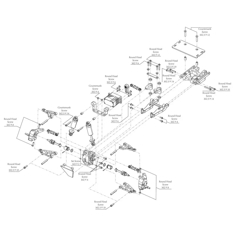 MEUS RACING MEUS IFS Kit Suitable for MB18 And MB18 Pro for Traxxas TR – Direct RC