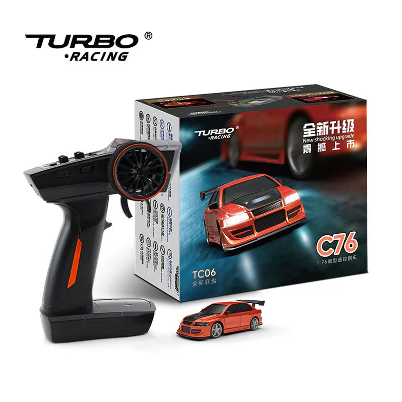 Turbo Racing C76 1/76 RC Sports Car Mini Racing - Red – Direct RC