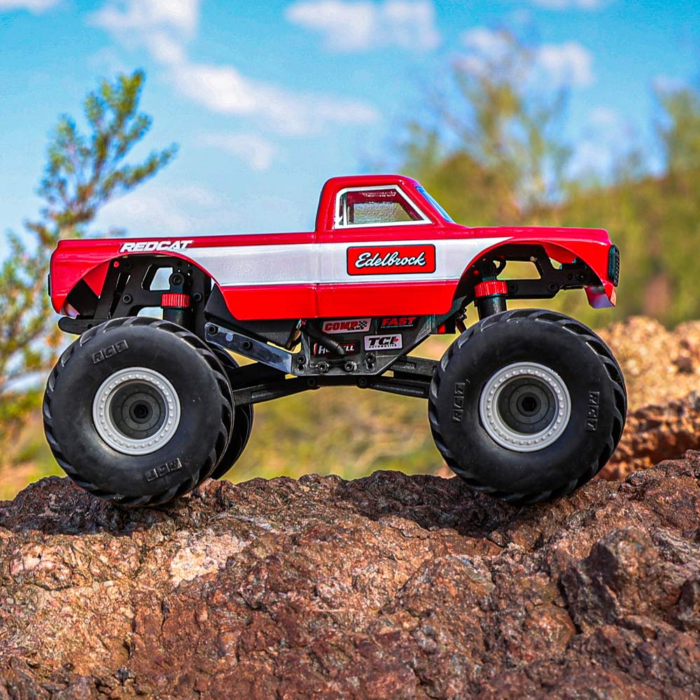 Redcat MT-18 - 1/18 Scale Brushed Monster Truck - RED – Direct RC