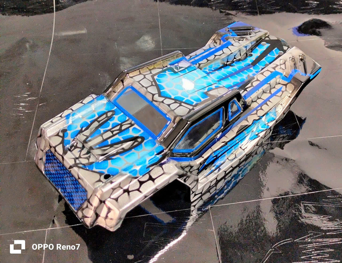 RADIANZ Arrma Typhon Grom Iron Trek Airbrush Lexan Body – Dinosaur ...